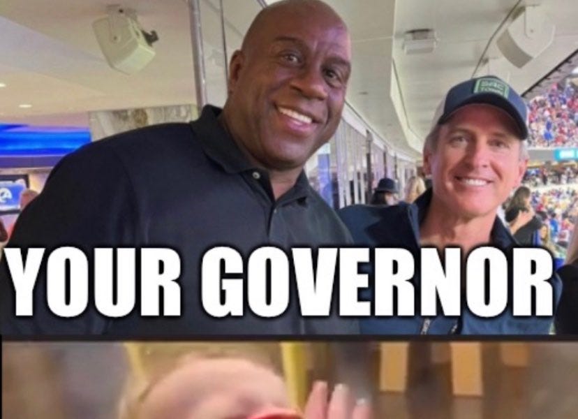 The Stunning Meta-Irony of Magic Johnson & Gavin Newsom Picgate Scandal