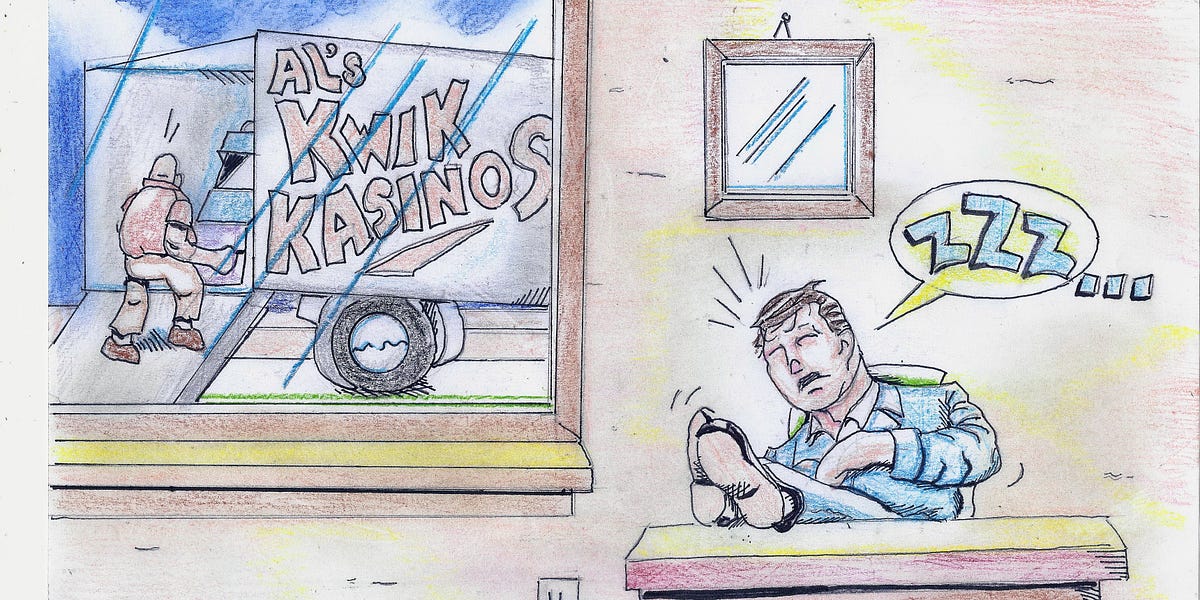 Weekly cartoon: Meanwhile, at the South Dakota Gaming Commission