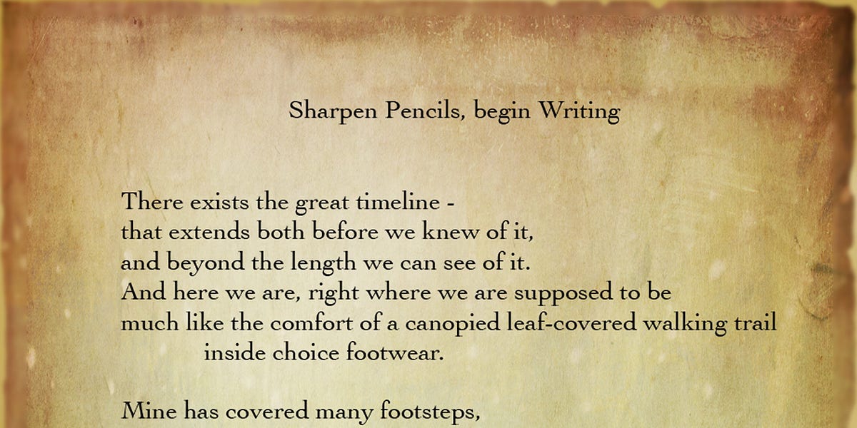Sharpen Pencils, Begin Writing - by Justin Deming