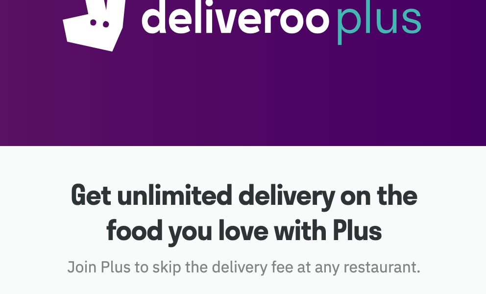 Deliveroo Plus with Rob Cooper (Big Bets 2)