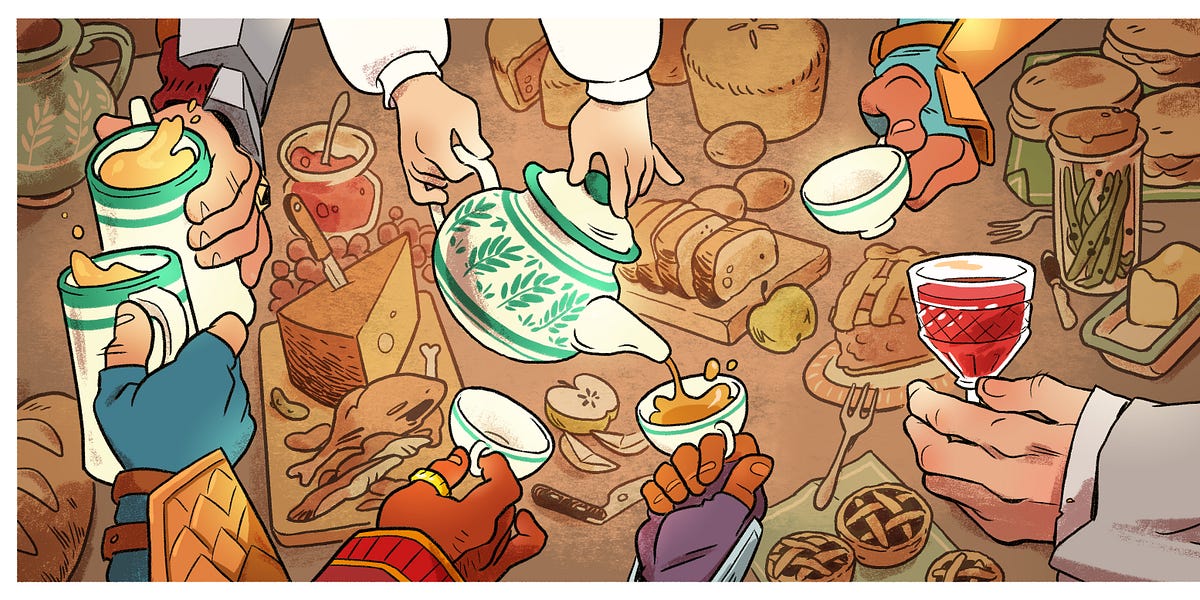 Tolkien + food - by Molly Knox Ostertag - In The Telling