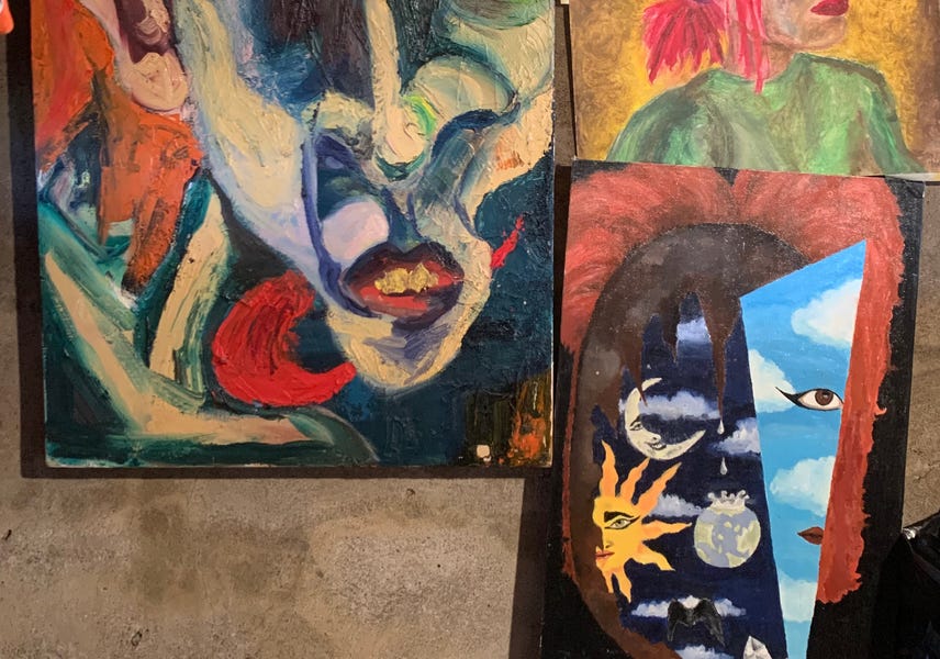 Tracing a face—Self portraits the early works to present