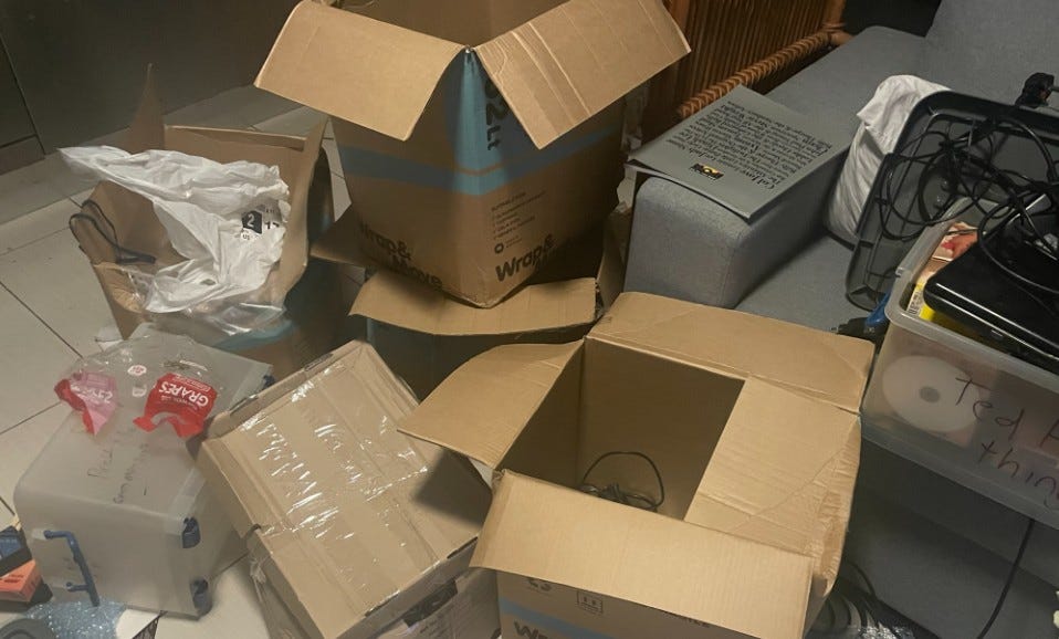 Unpacking my life (so far) - by Brett Debritz