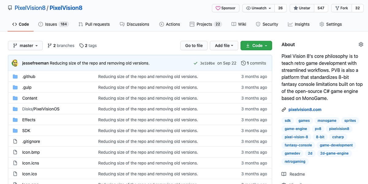Pixel Vision 8 Is Going Fully Open Source