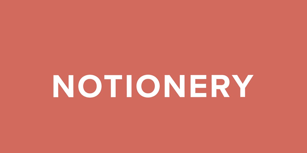 Issue #8 - Notionery