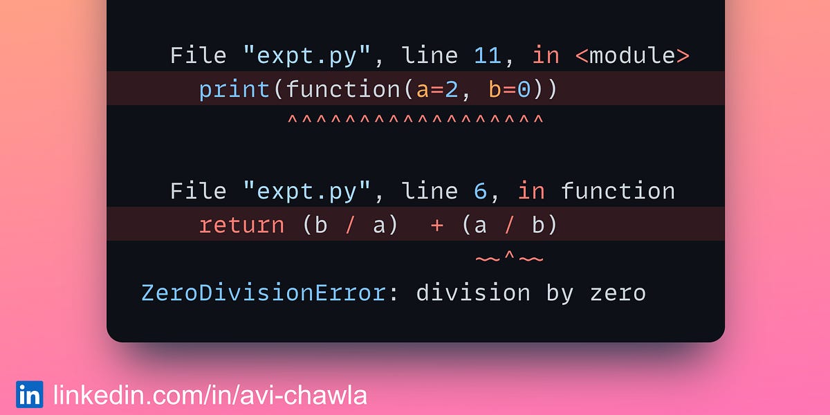 Fine-grained Error Tracking With Python 3.11