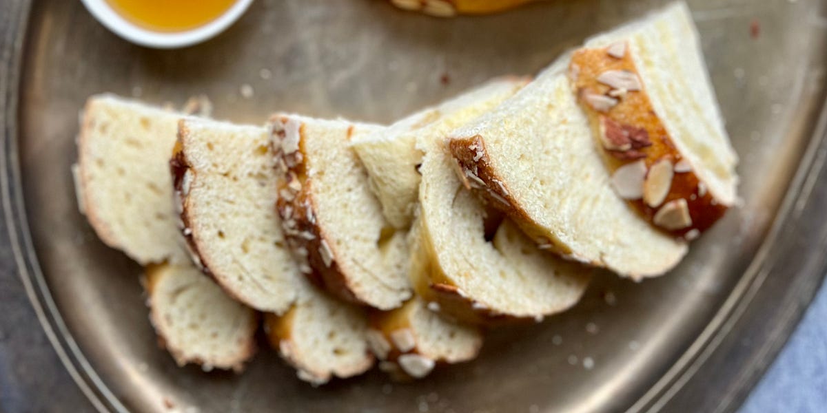 Sweet Orange and Almond Challah - by Leah Koenig