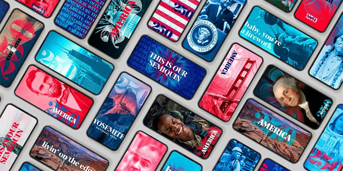 Here’s the early branding for America’s 250th birthday