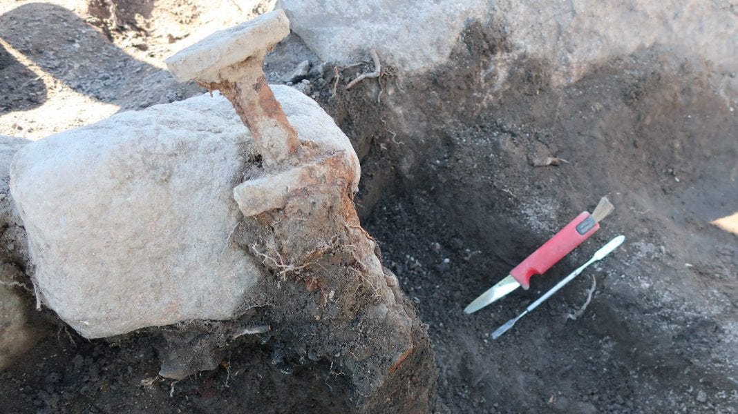 🧐 Ancient Beat #35: Hominin sinuses, dual stelae, and new dating methods