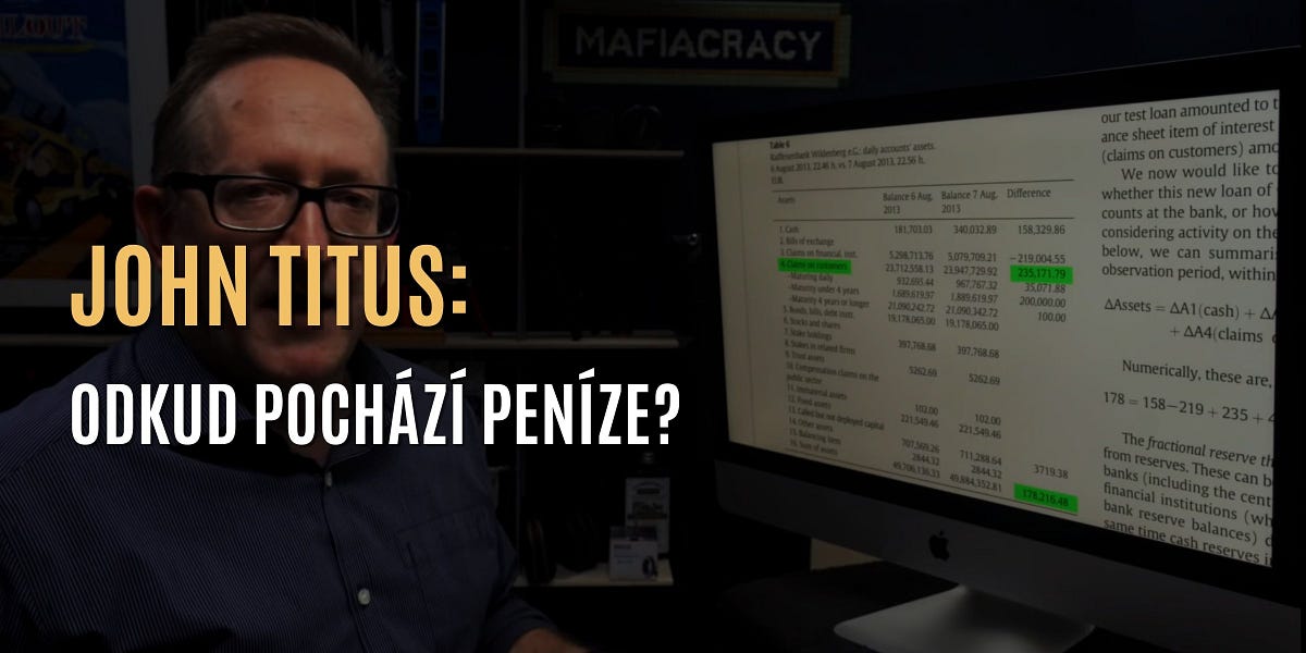 John Titus: Odkud pochází peníze?
