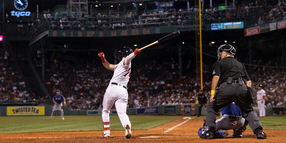 Connor Wong crushes his first career home run over the Green Monster seats