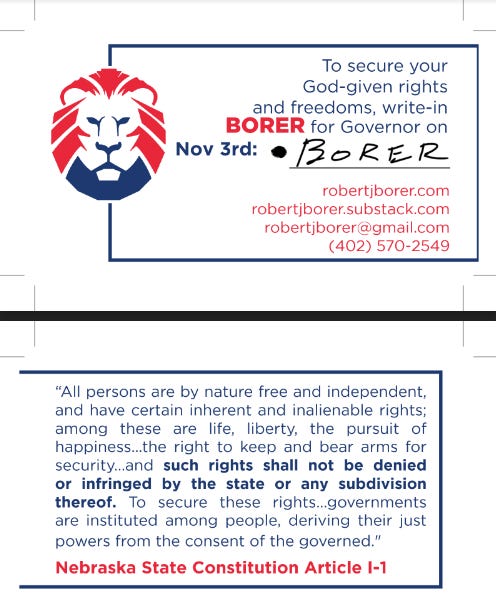 The "Nominee" - by Robert J Borer - We the People