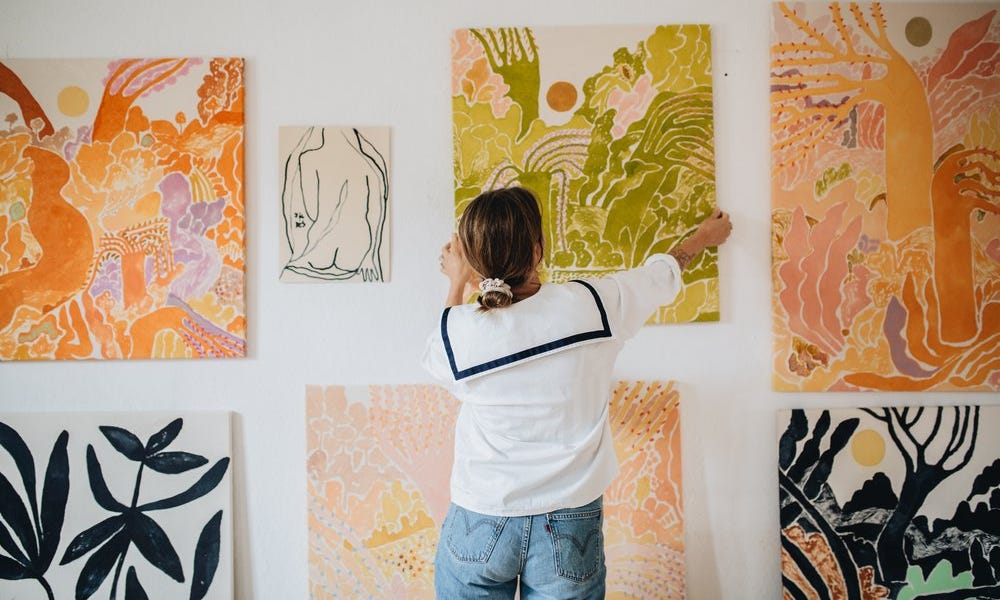 Artist Dora Foldes - by Holly Becker / Decor8 - decor8