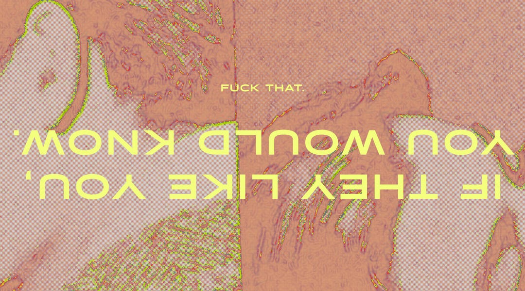 “They’re just not that into you.” - by Lizzy Jo