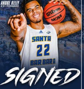 Former Cal Basketball Star Andre Kelly Transfers to UC Santa Barbara