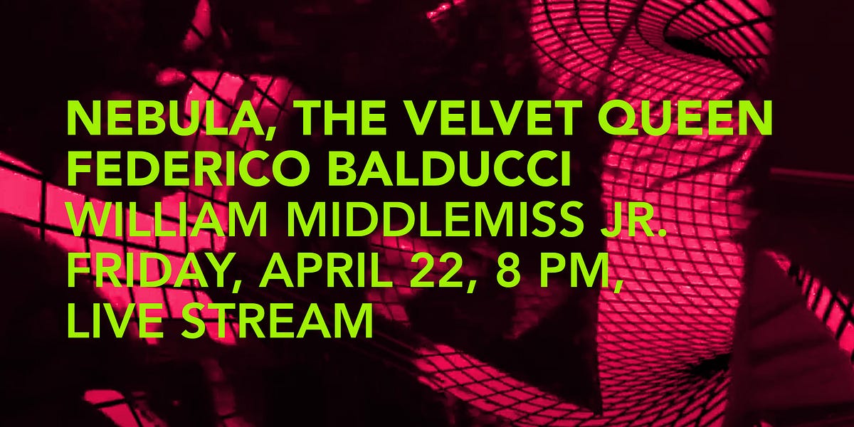 Nebula, The Velvet Queen, Federico Balducci, William Middlemiss Jr ...