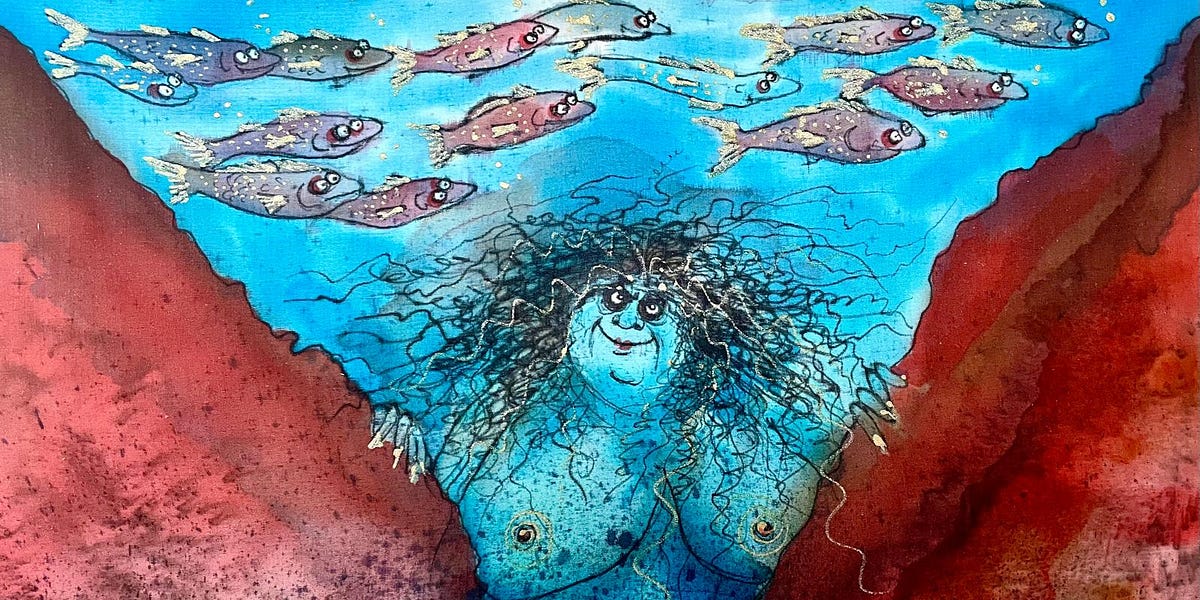 Melusine's Descent - by Siofra O'Donovan