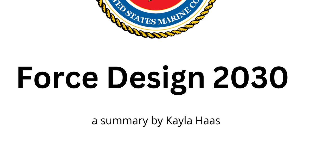 Force Design 2030 - Kayla Haas