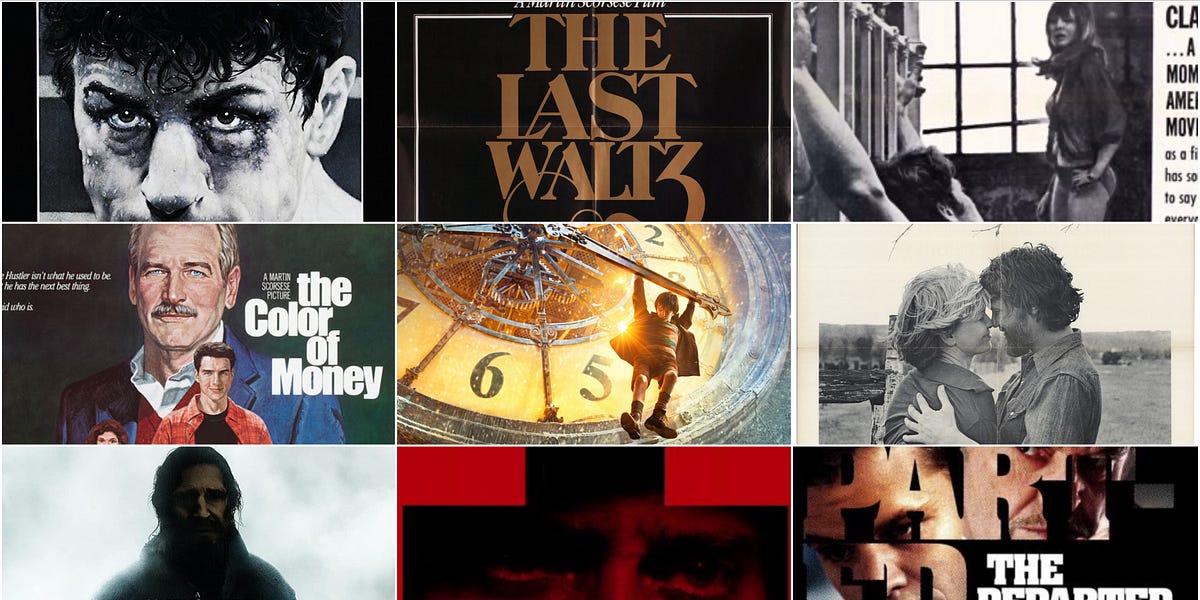 Worst to Best: Martin Scorsese Movie Posters