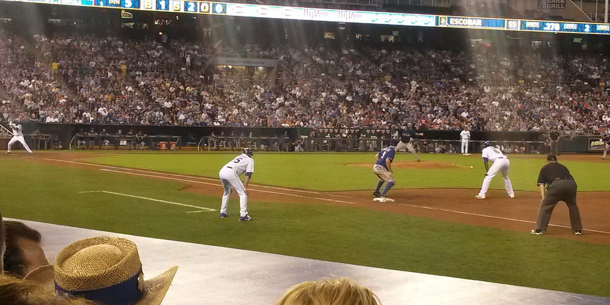 First Pitch - by Patrick Glancy - Powder Blue Nostalgia