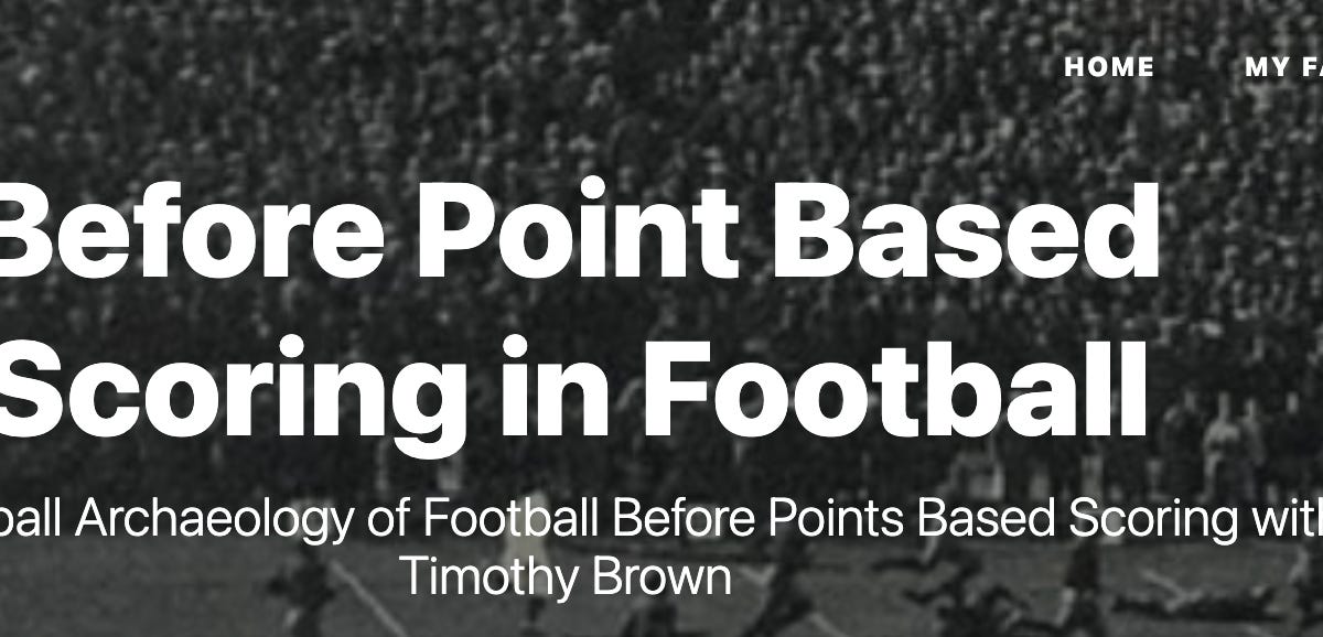 Pigskin Dispatch Podcast: Before Points-Based Scoring Pigskin Dispatch Podcast: Before Points-Based Scoring