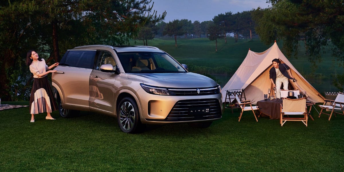 Huawei-Backed AITO Begins Warm-Up for New M7 SUV - Pandaily