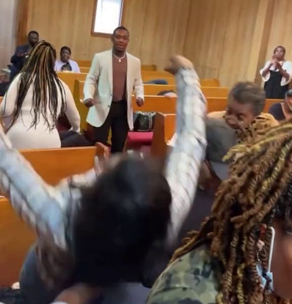 Slain in the Spirit? Pastrix Drops Bodies Left, Right and Center ...