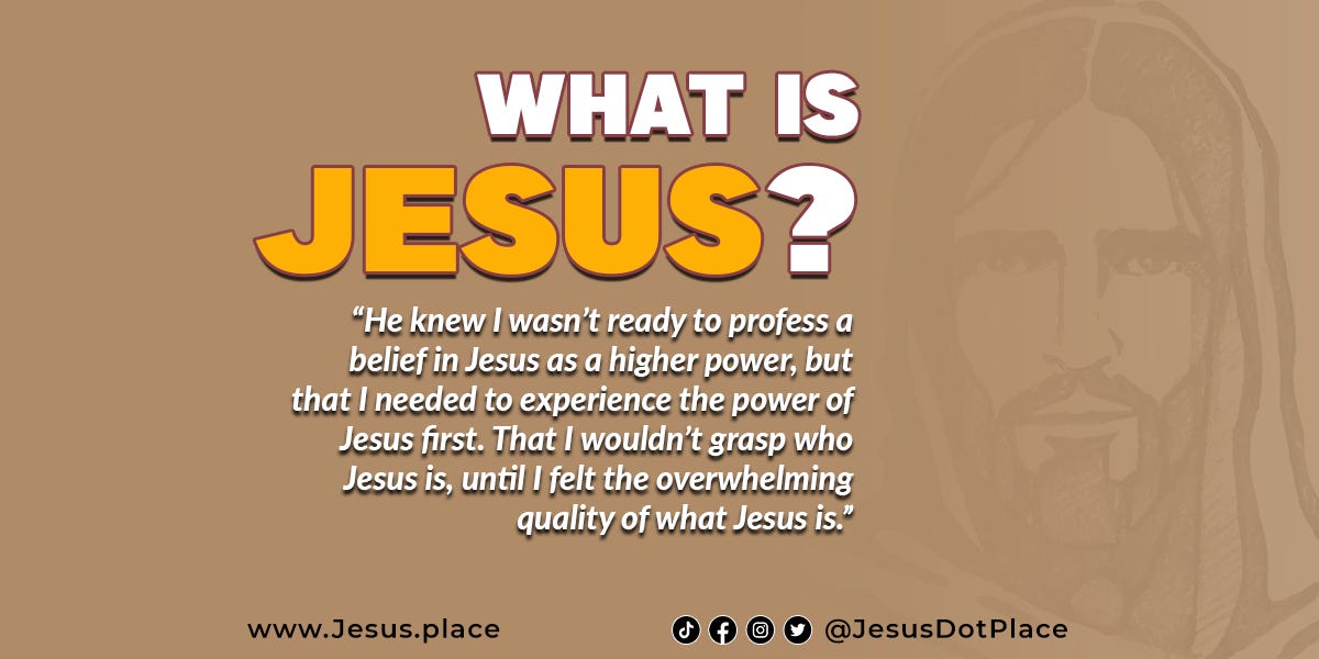 What Is Jesus? - by Tim Soper - Jesus.Place