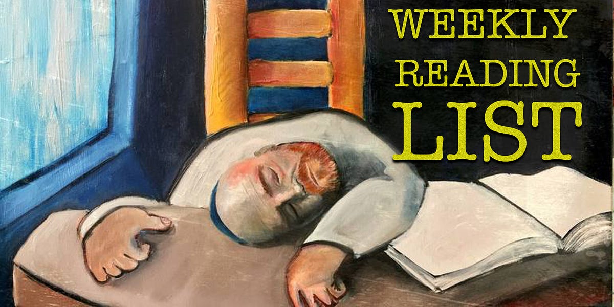 Weekly Reading List - by Colin Wright