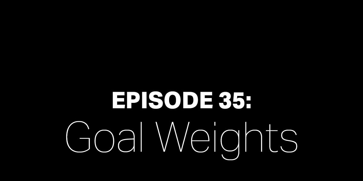 35 - Goal Weights - by Becki Watson