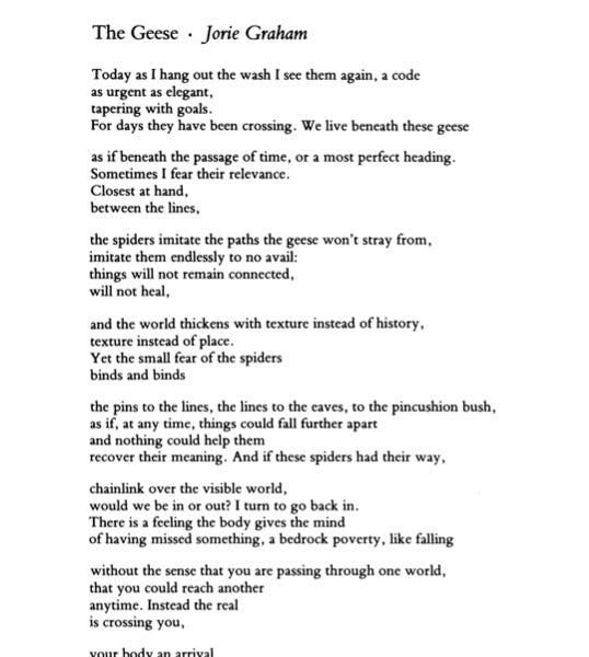 First Loves: Jorie Graham - by Maya C. Popa - Poetry Today