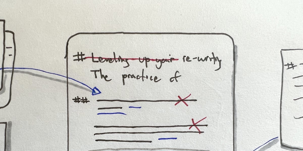 Practicing note rewriting - by David Hoang