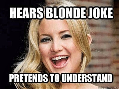 ALLIGATOR SHOES – Blonde Joke - by John Houk