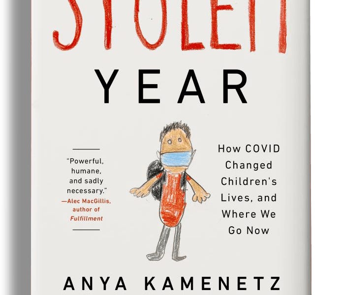 Anya Kamenetz and "The Stolen Year" - by Emily F. Popek