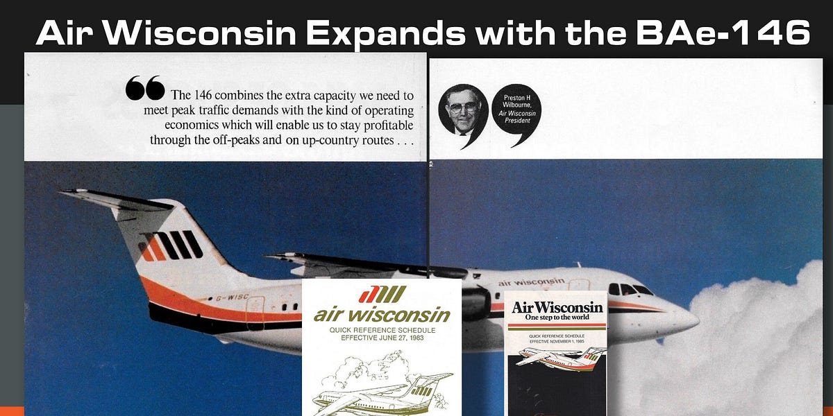 Air Wisconsin Expands Its Network with the British Aerospace BAe-146