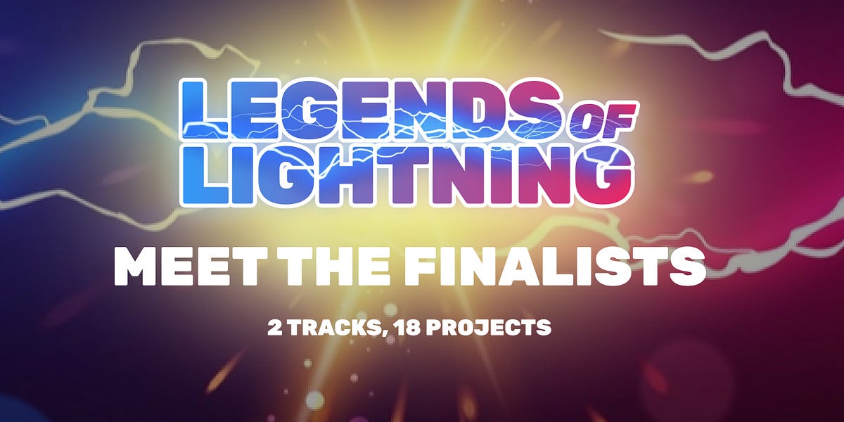 Meet the Legends Of Lightning Finalists! - by BOLT🔩FUN