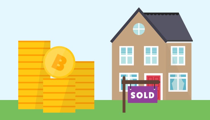Bitcoin vs Real Estate - by Dennis Porter - Dee's Takes