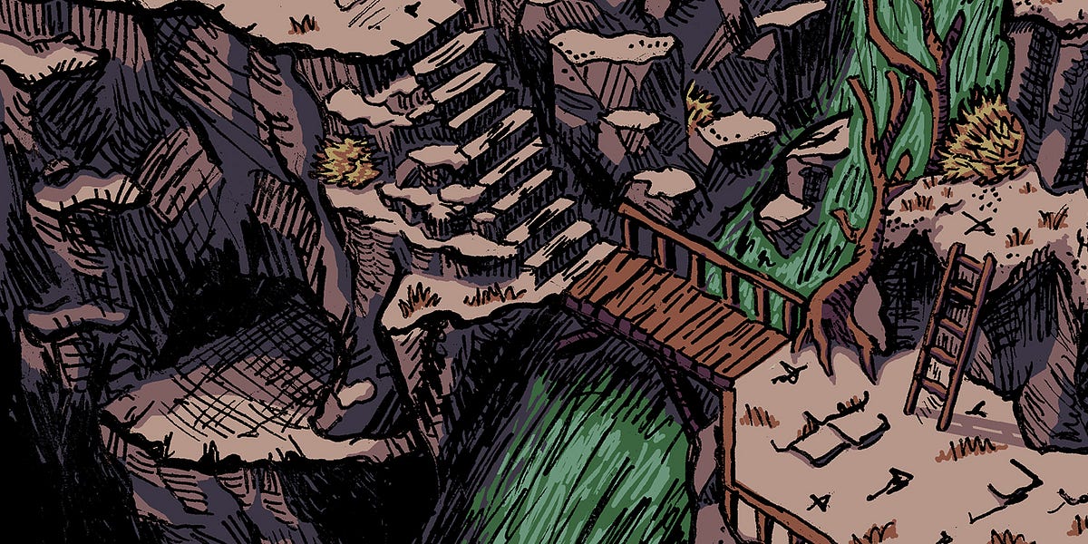 Map: The Postern Gate - by Sean Pagal - Uncanny Puppetry