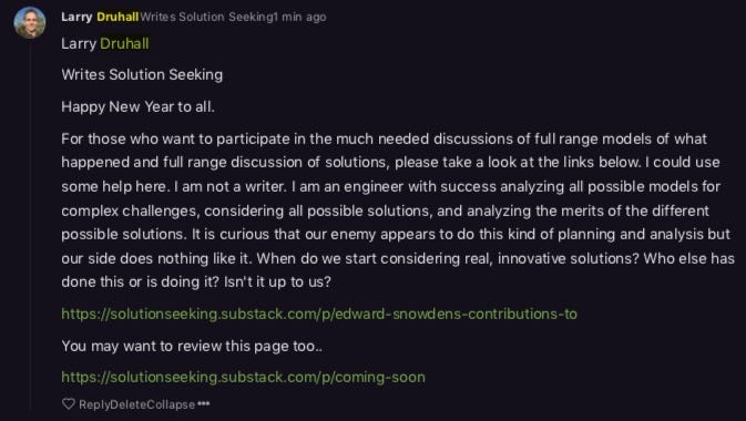 Edward Snowden’s Contributions To Solution Seeking... An Open Invitation To Edward Snowden (And ...
