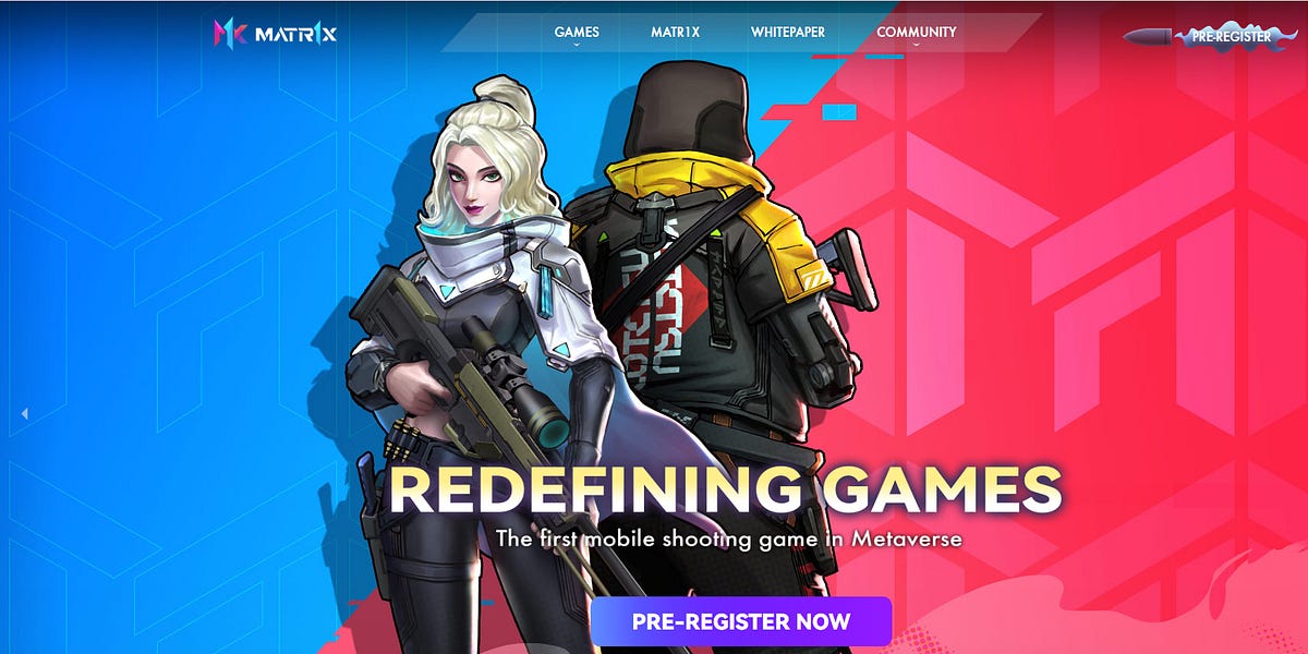 Matr1x FIRE：The First Mobile Shooting Game in Metaverse