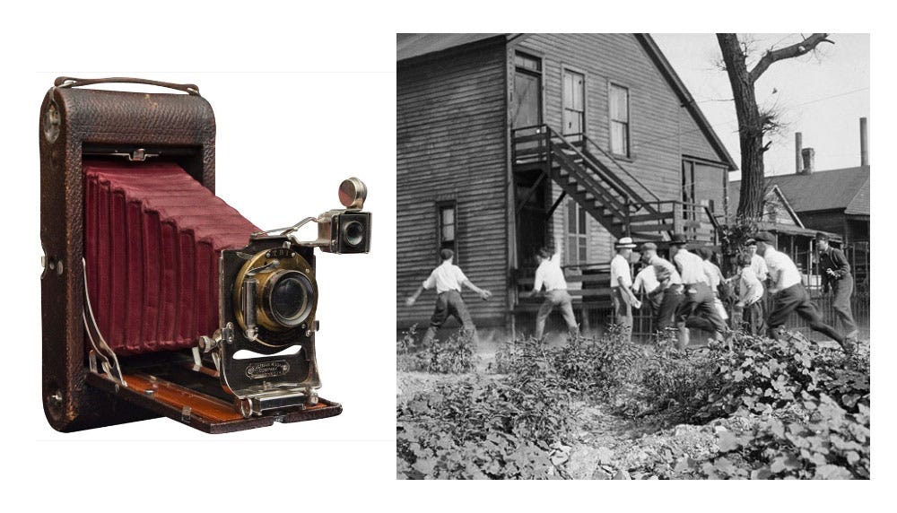 The story of the world's first murder caught on camera