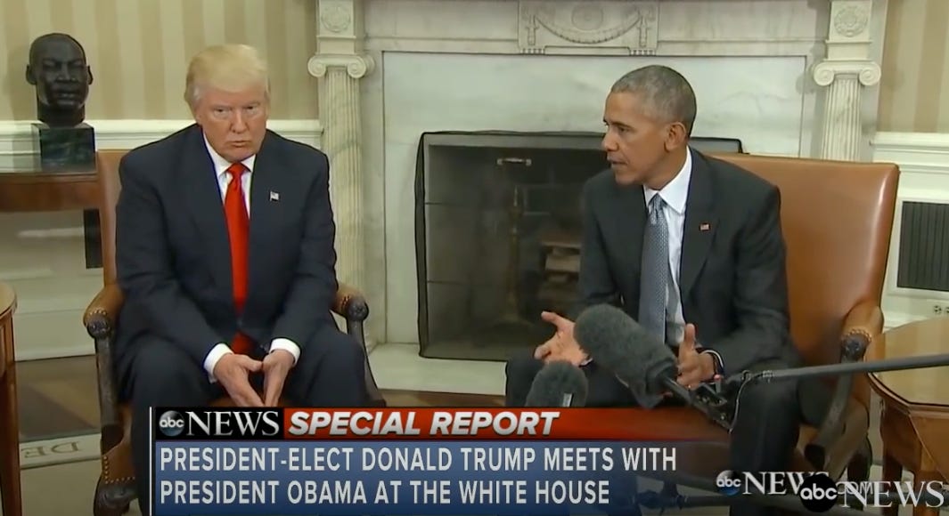 The White House transition. - by Isaac Saul - Tangle