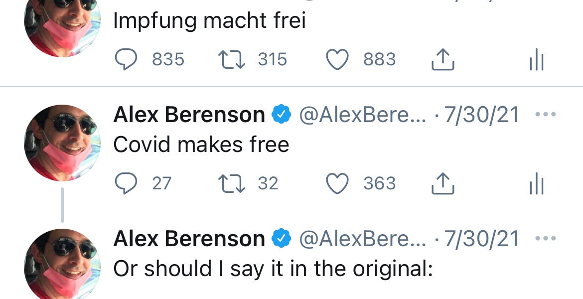 On Joe Rogan (part 2) - by Alex Berenson