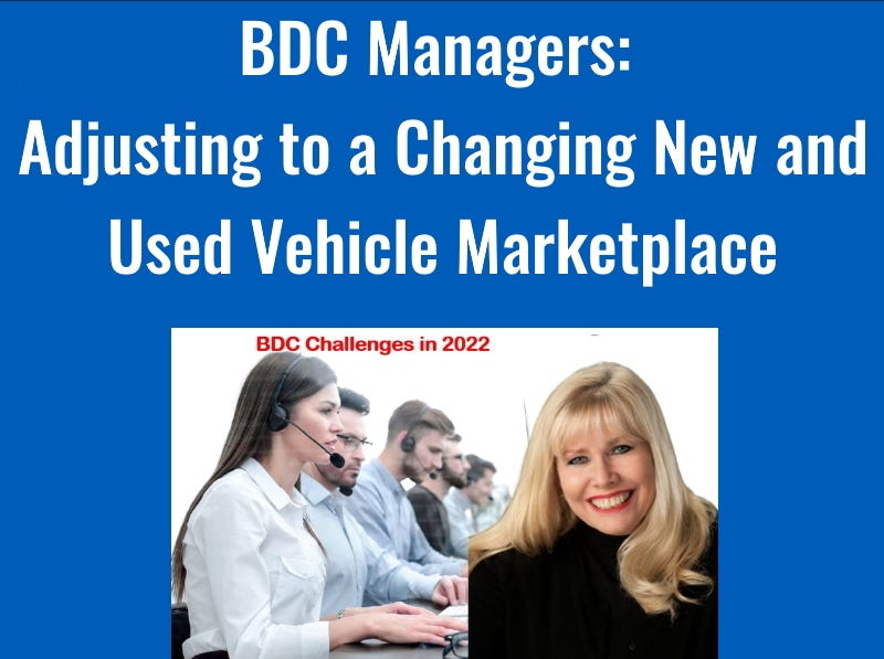 BDC Managers: Adjusting to a Changing New and Used Vehicle Marketplace