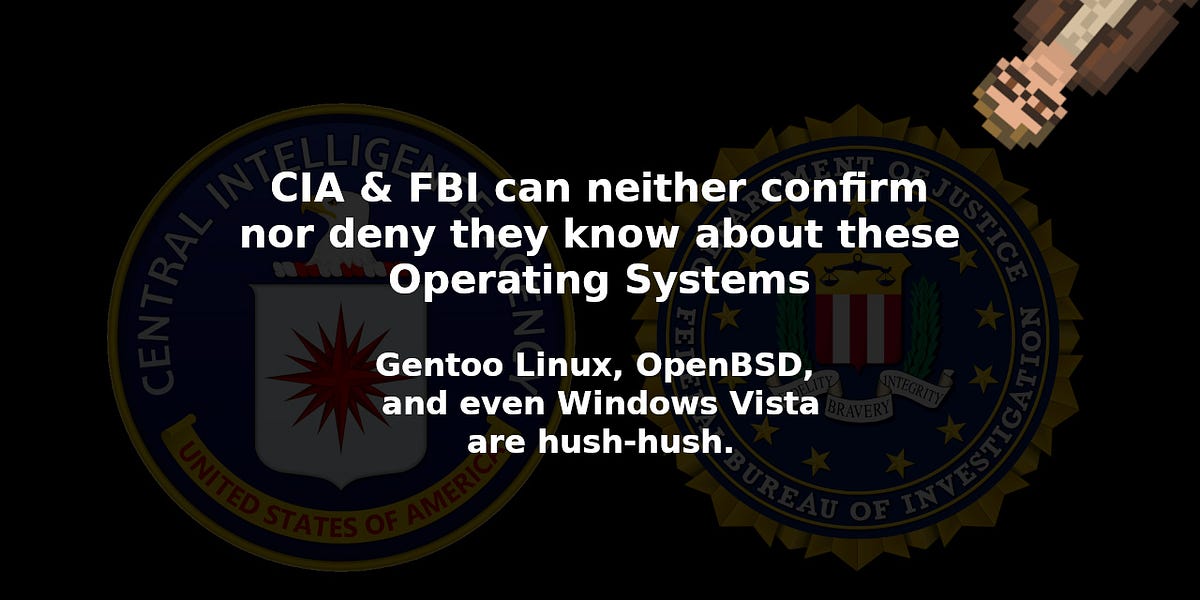 CIA & FBI can neither confirm nor deny they know about these Operating ...