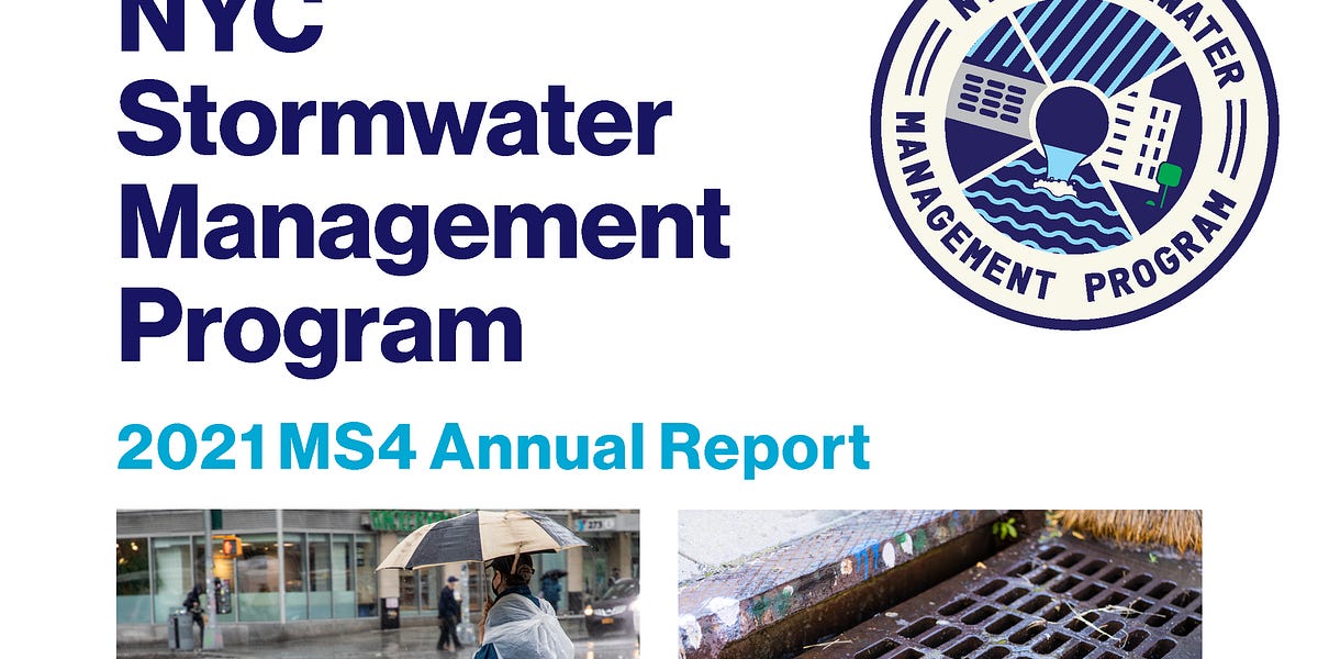 The Draft 2021 MS4 Annual Report is available!