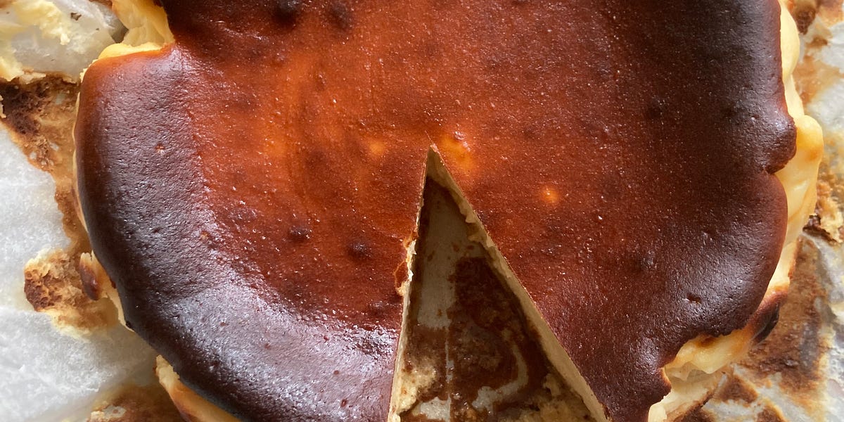 Kitchen Project #31: Basque cheesecake - by Nicola Lamb