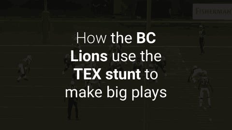 How the BC Lions use the tex stunt - by Craig Roh