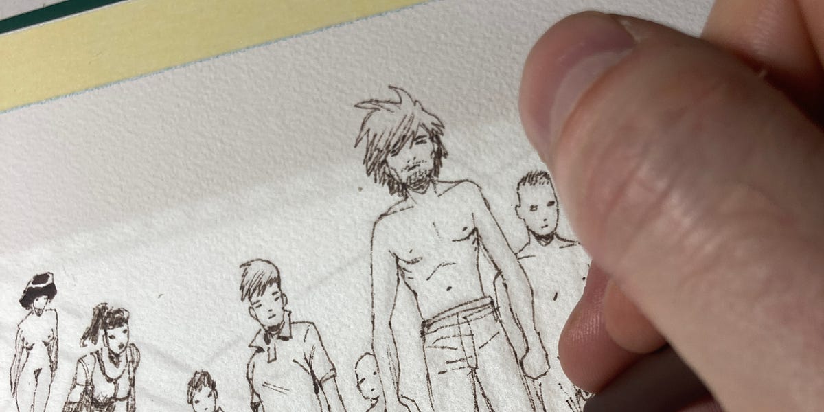 Comics Artopsy #5 - by Niko Henrichon - Exploding Giraffe