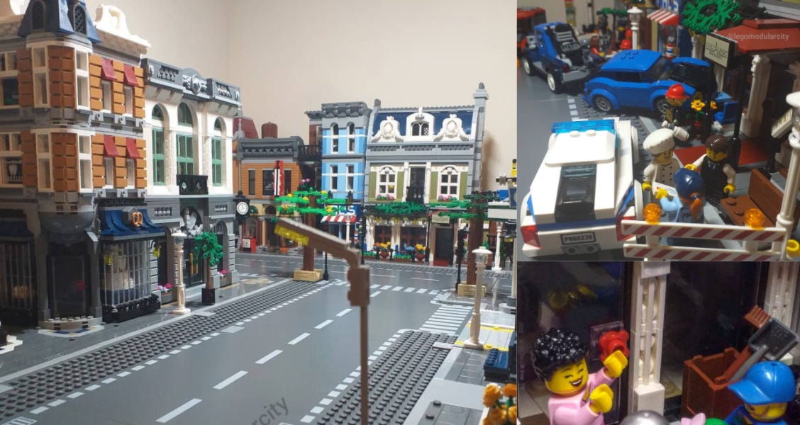 Q&A @legomodularcity on the art of creating LEGO scenes
